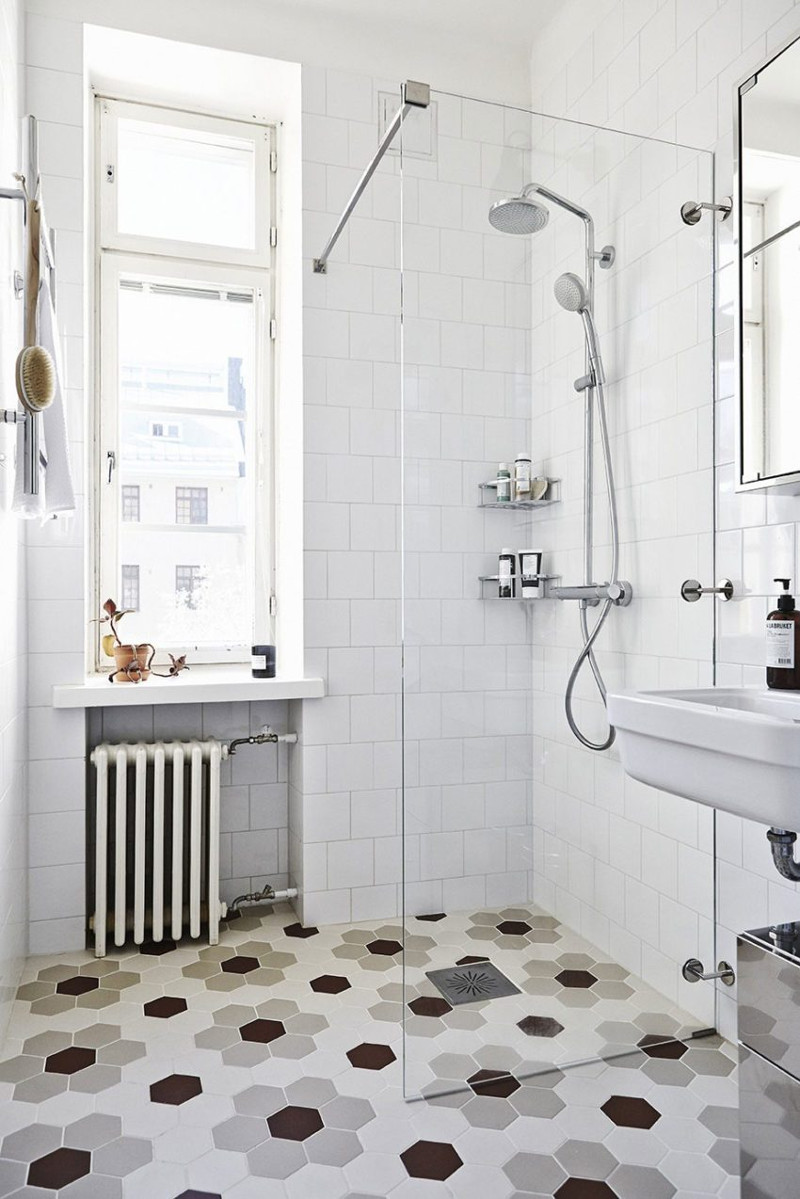 27+ Hexagon Bathroom Tile Ideas to Make You Throw Shapes