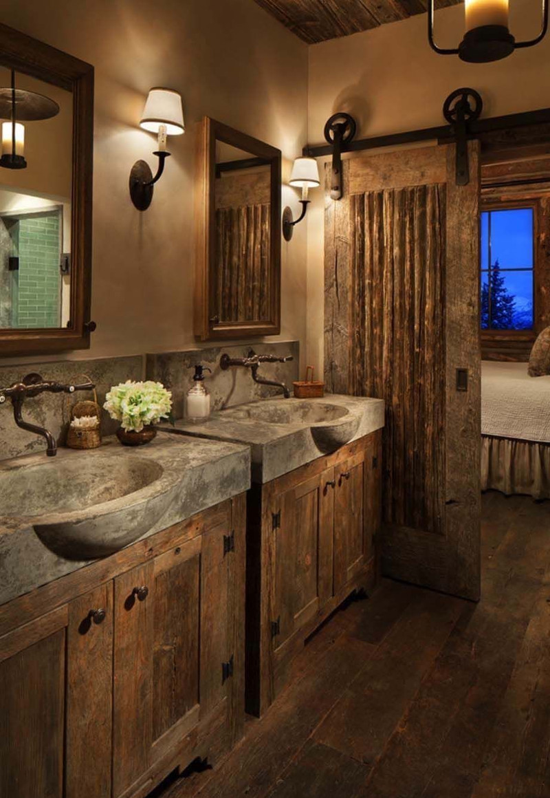 31+ Rustic Bathroom Ideas That Will Surprise You in 2025 | Houszed
