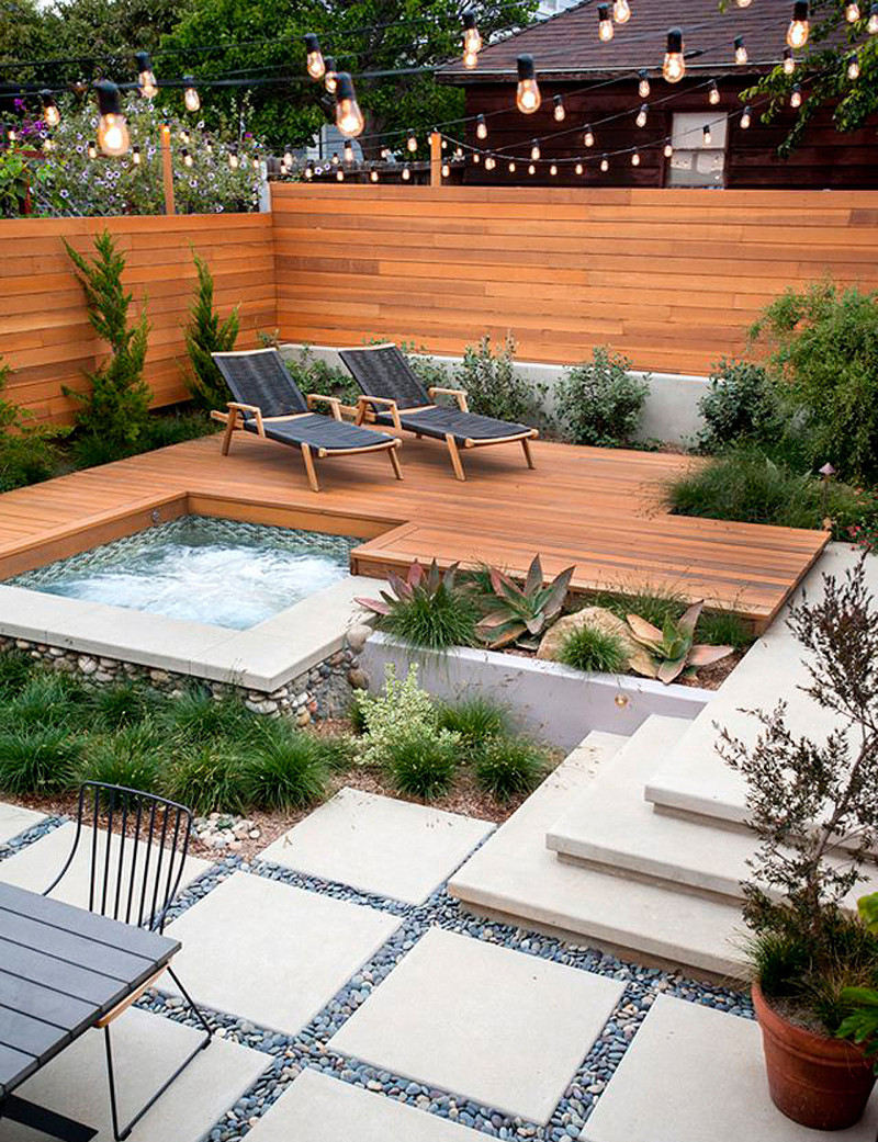 31+ Amazing Backyard Hot Tub Ideas in 2024 | Houszed