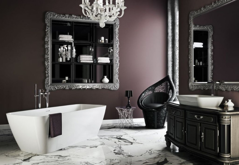 13+ Beautiful Gothic Bathroom Ideas in 2025 | Houszed
