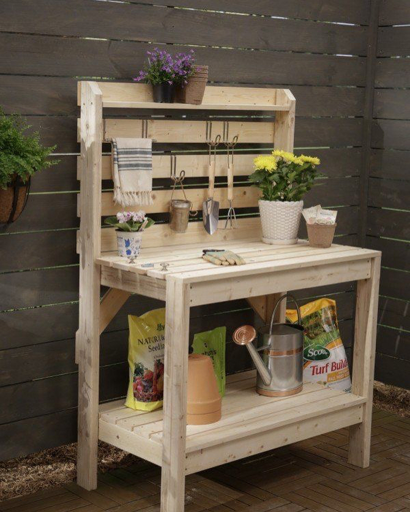 24+ Garden Potting Bench Ideas That Inspire in 2025 | Houszed