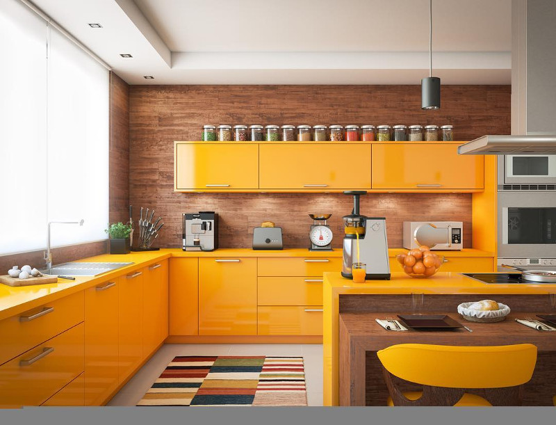 26+ Yellow Kitchen Ideas That Make the Sun Shine Indoors | Houszed