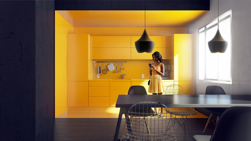 26+ Yellow Kitchen Ideas That Make the Sun Shine Indoors | Houszed