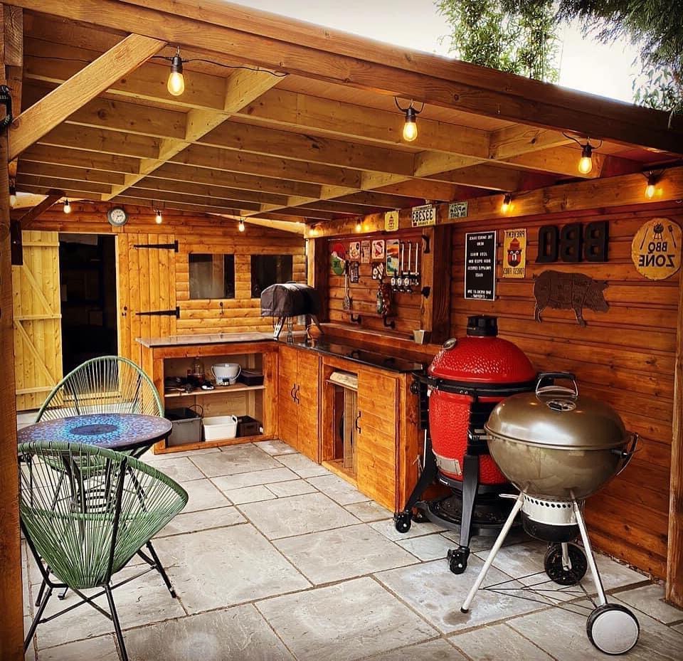 44+ Outdoor BBQ Area Ideas That Are Smoking Hot in 2025 | Houszed