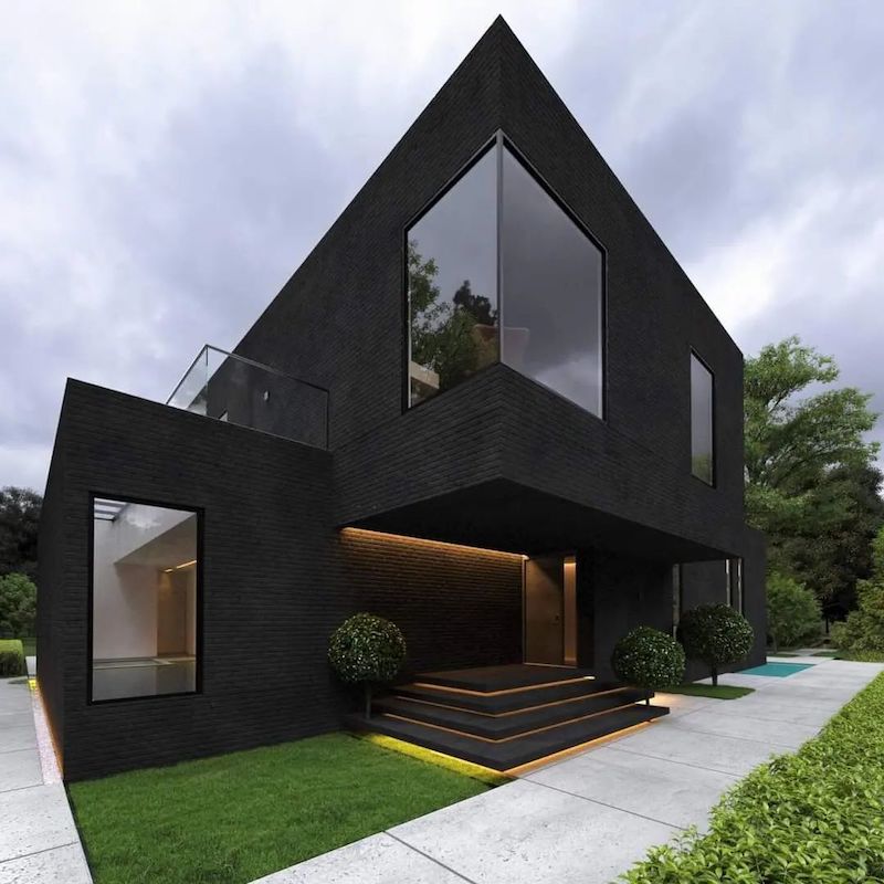 39+ Modern Black Houses That Totally Surprise You! in 2025 | Houszed
