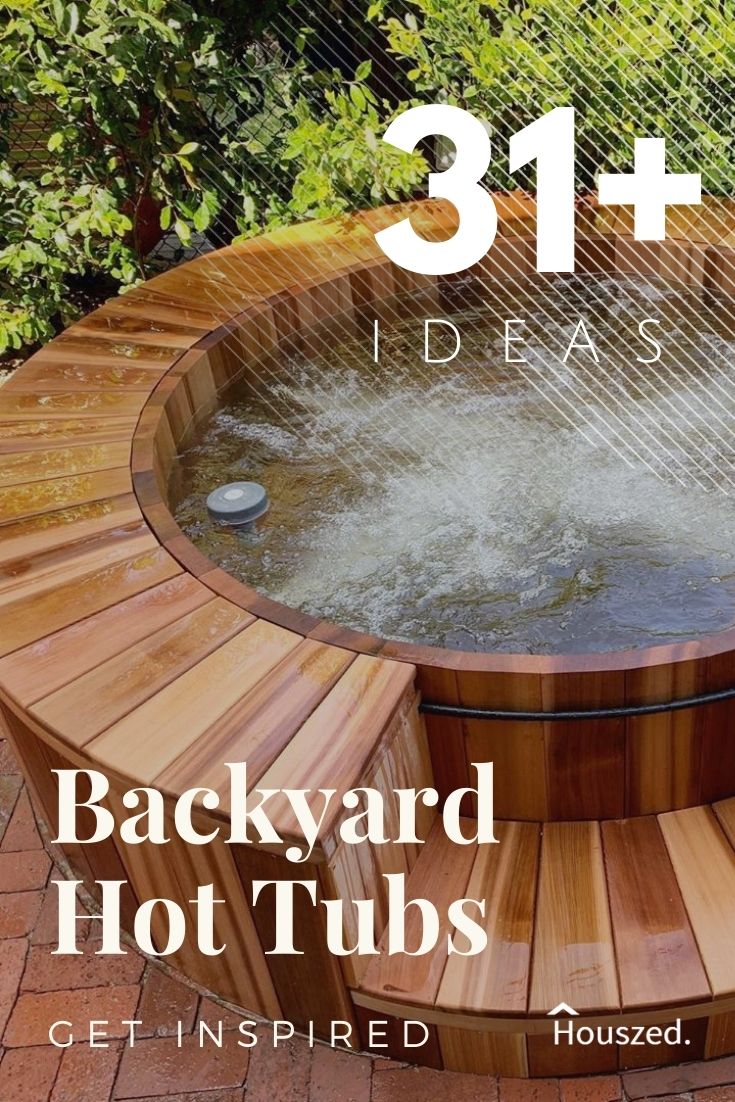 31+ Amazing Backyard Hot Tub Ideas in 2024 | Houszed
