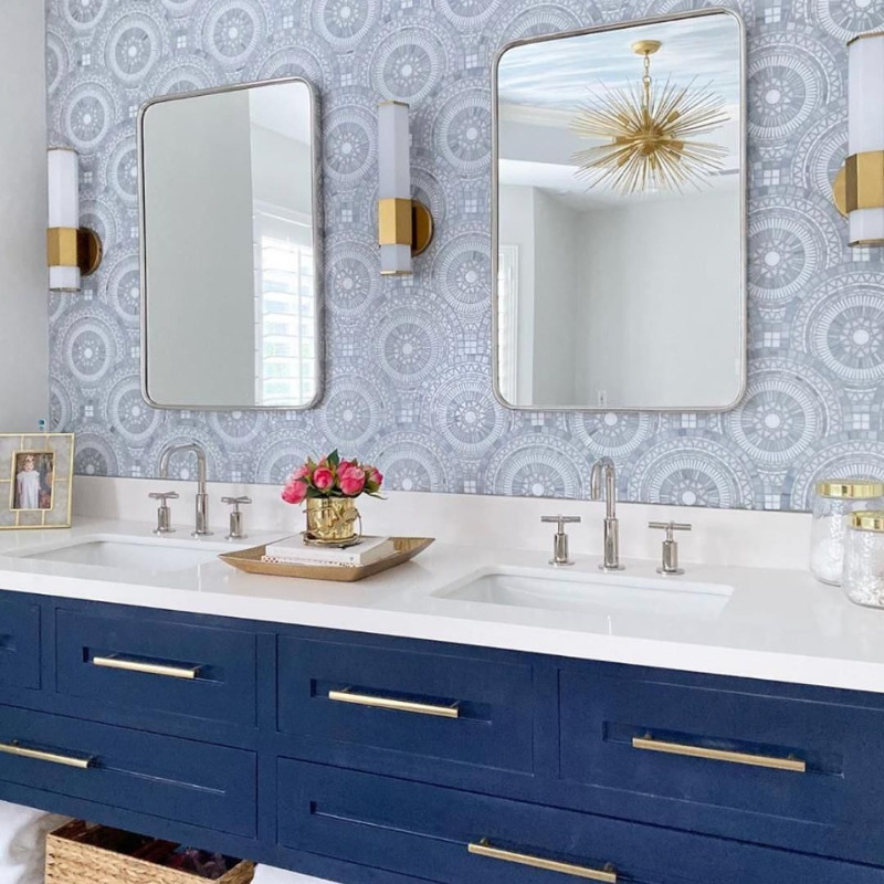 27+ Beautiful Blue Bathroom Ideas in 2025 | Houszed