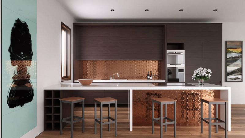 15+ Copper Kitchen Backsplash Ideas…That Make a Splash in 2025