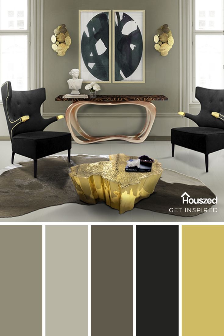 Gold & Brown Color Inspiration in 2025 | Palette | Scheme | Houszed
