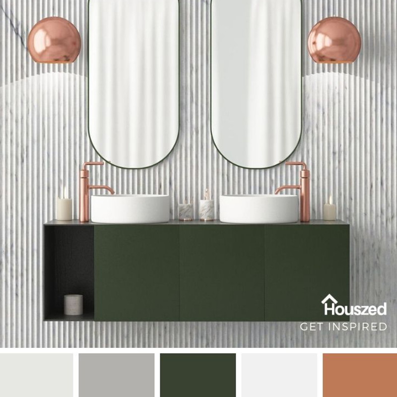 Copper & Green Color Inspiration in 2025 | Palette | Scheme | Houszed