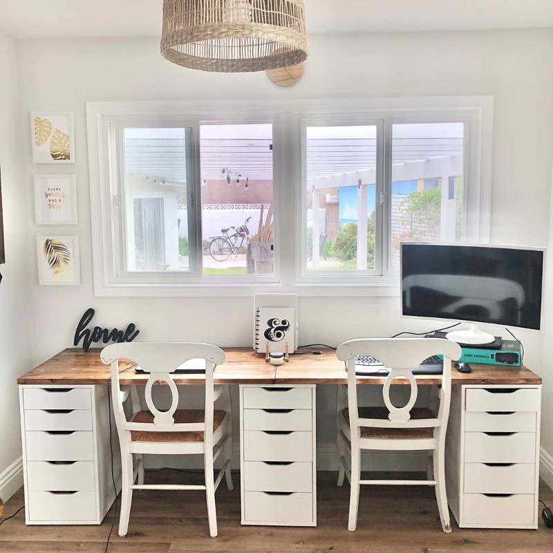 17+ IKEA Alex Desk Ideas for a Cool Home Office in 2025 | Houszed