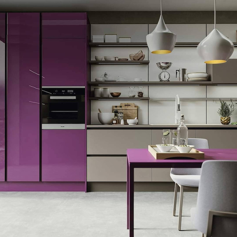 31+ Purple Kitchen Ideas With Real Personality in 2025 | Houszed