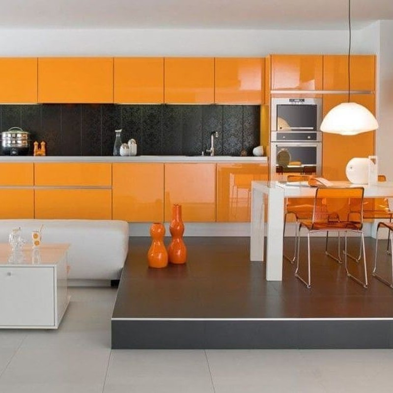 19+ Orange Kitchen Ideas That Will Make You Glow in 2025 | Houszed