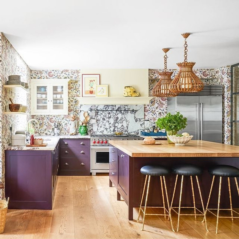 31+ Purple Kitchen Ideas With Real Personality in 2025 | Houszed