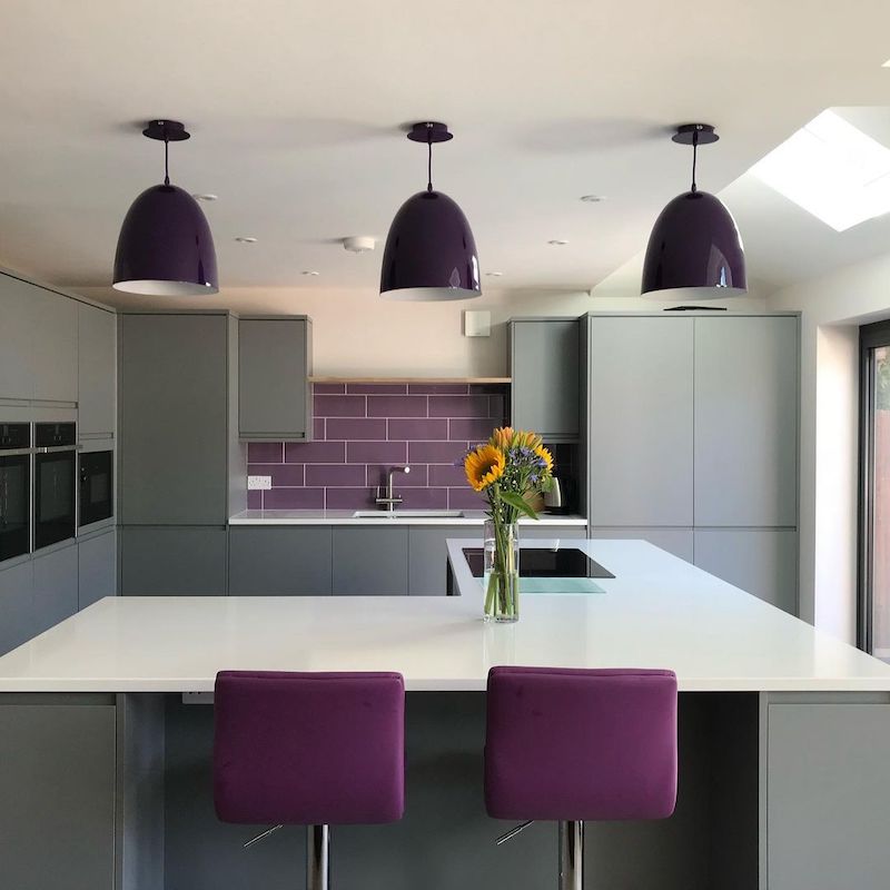 31+ Purple Kitchen Ideas With Real Personality in 2025 | Houszed