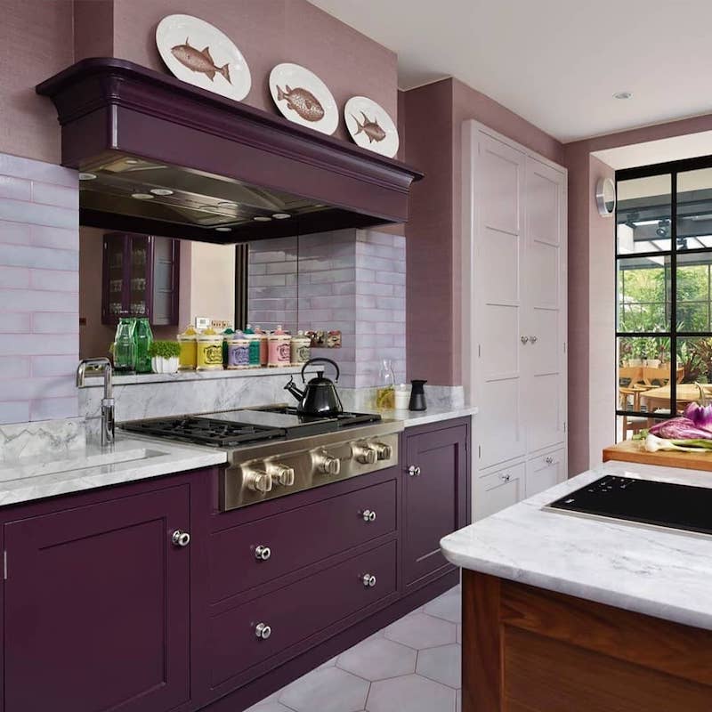 31+ Purple Kitchen Ideas With Real Personality in 2025 | Houszed