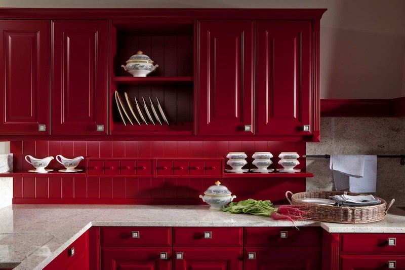 17+ Red Kitchen Ideas With Real Flavor in 2025 [MUST SEE!] | Houszed