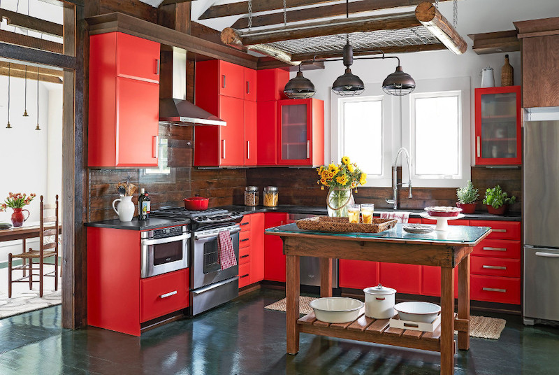 17+ Red Kitchen Ideas With Real Flavor in 2025 [MUST SEE!] | Houszed