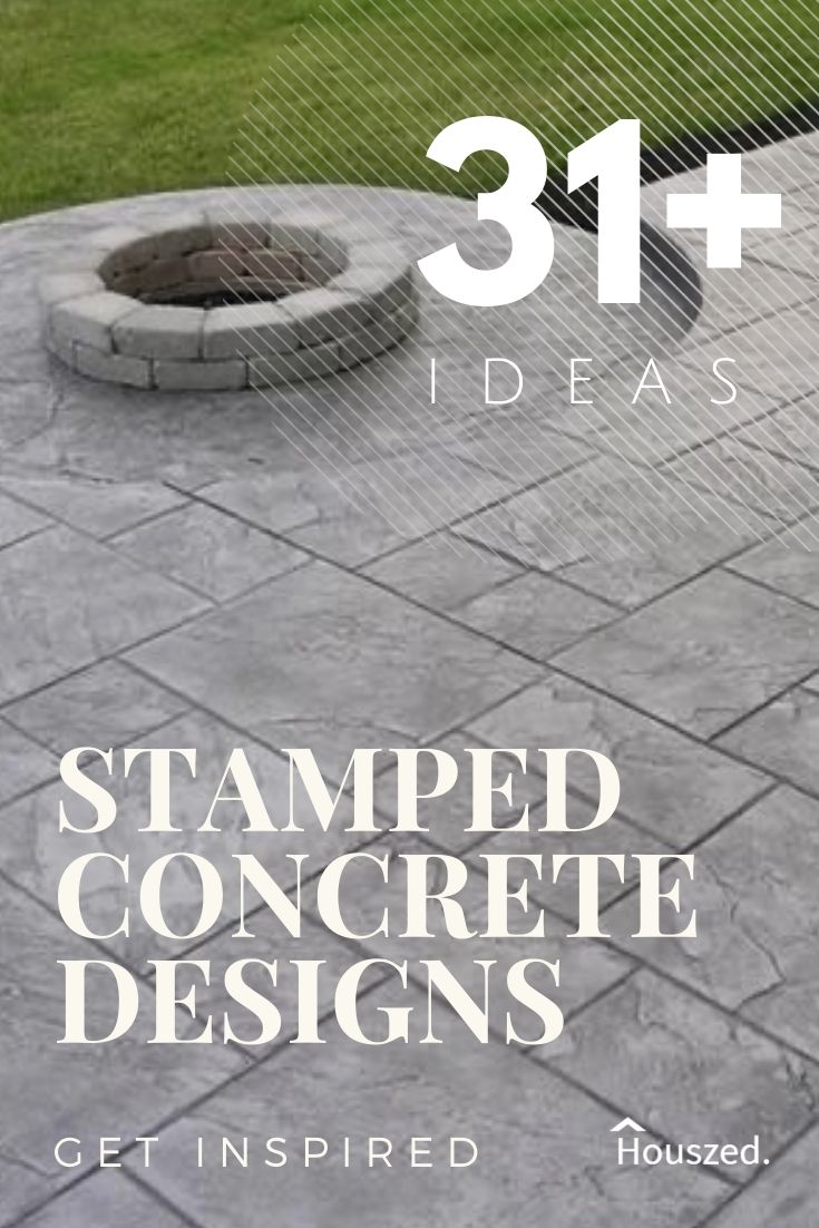 31+ Stamped Concrete Patio Ideas That Impress in 2025 | Houszed
