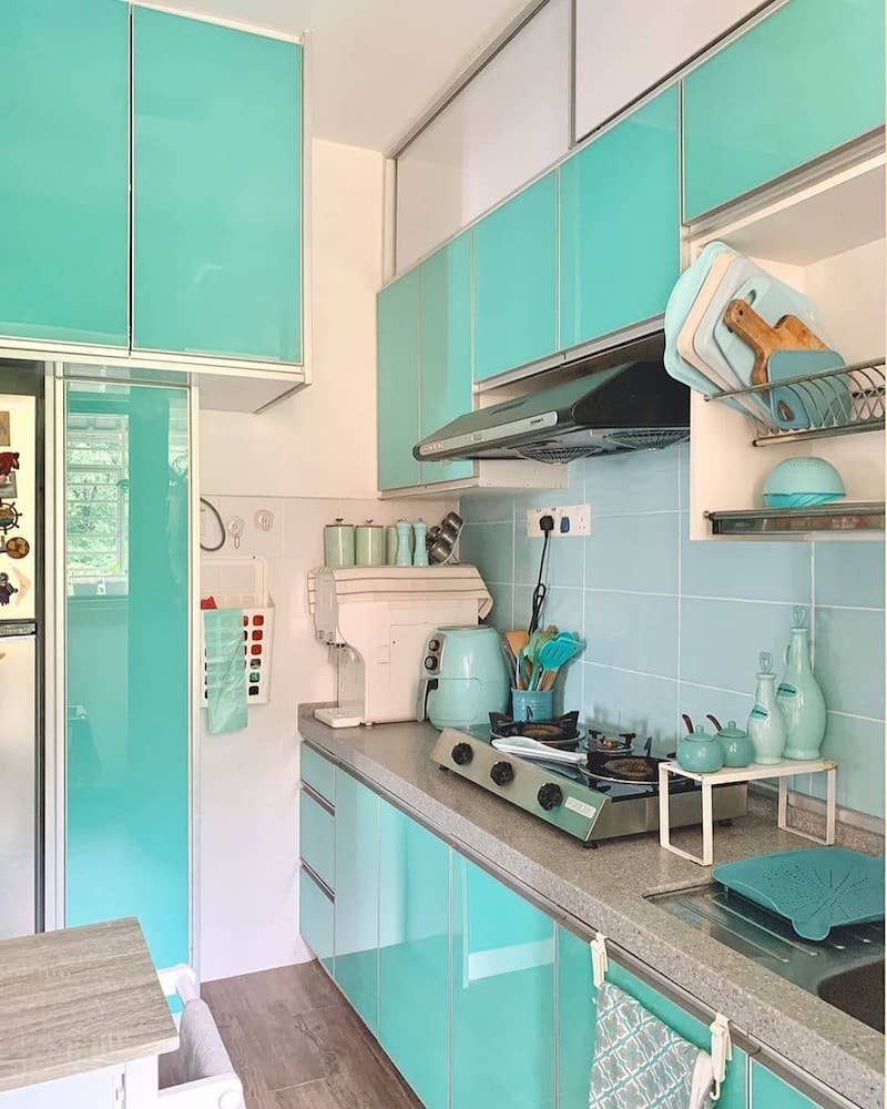 19+ Turquoise Kitchen Ideas To Make You Smile in 2025 | Houszed