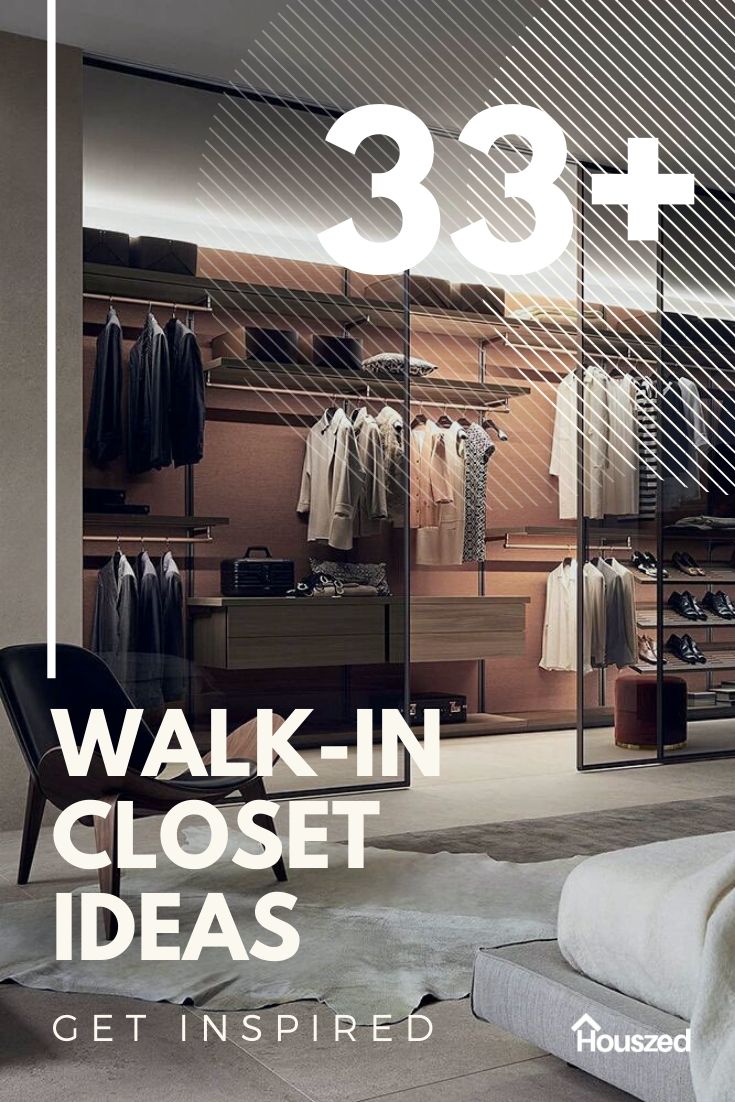 33+ Awesome Walk-In Closet Design Ideas That Impress 2025 | Houszed
