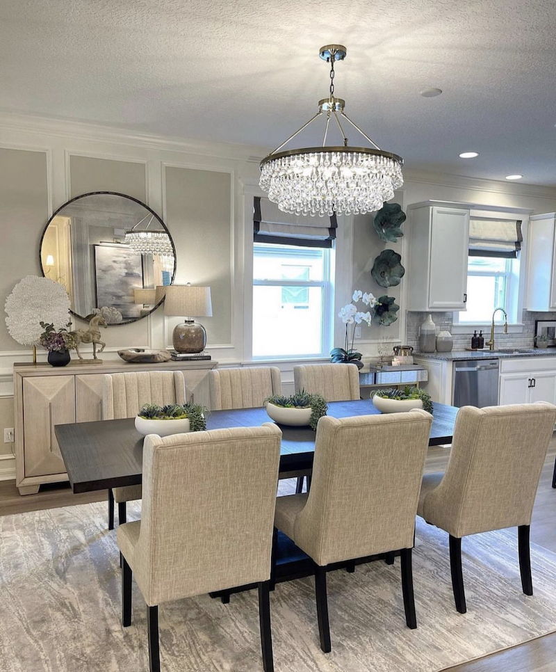 33+ Dining Room Mirror Ideas That Totally Reflect Your Style | Houszed