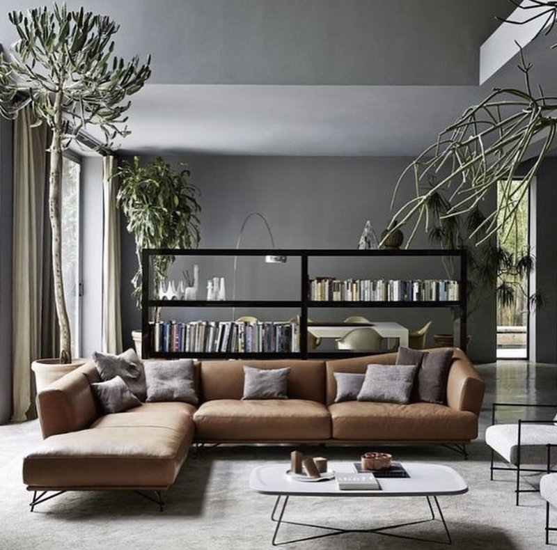 37+ Dark Brown Sofa Living Room Ideas That Inspire in 2025 | Houszed