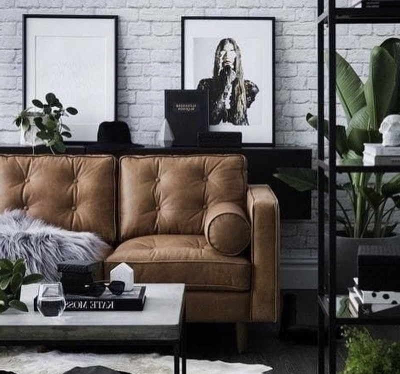 37+ Dark Brown Sofa Living Room Ideas That Inspire in 2025 | Houszed