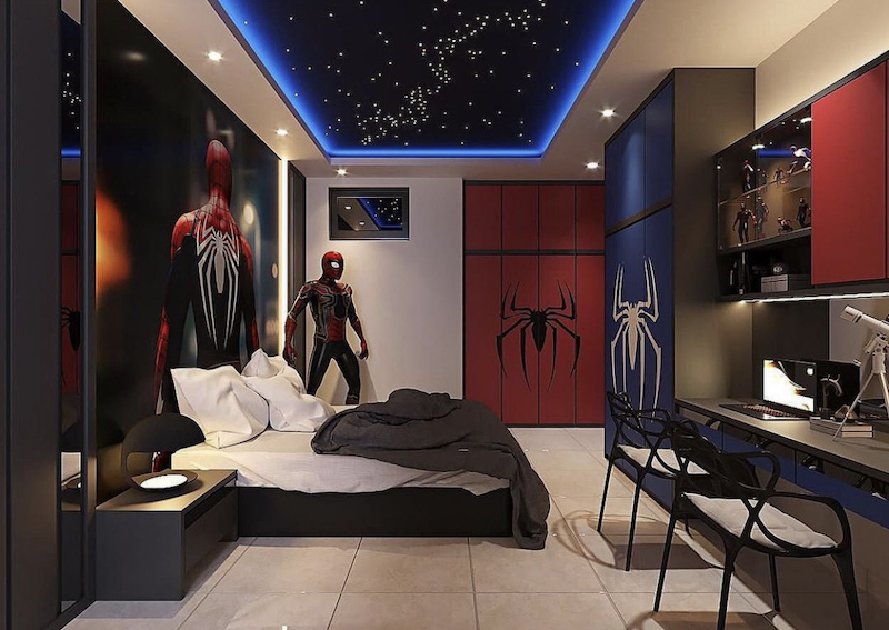 21+ Spiderman Room Ideas That Make You Climb Walls | Houszed