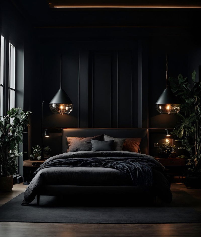 33+ Black Bedroom Ideas For Timeless Sophistication in 2025 | Houszed