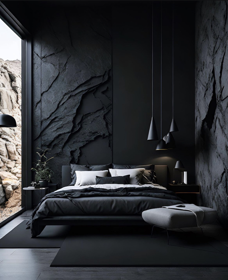 33+ Black Bedroom Ideas For Timeless Sophistication in 2025 | Houszed