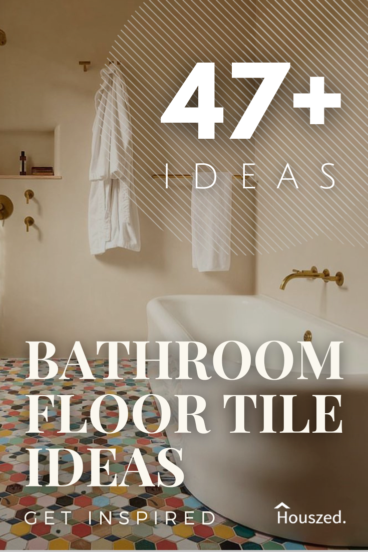 47+ Bathroom Floor Tile Ideas To Elevate Your Décor in 2025 | Houszed
