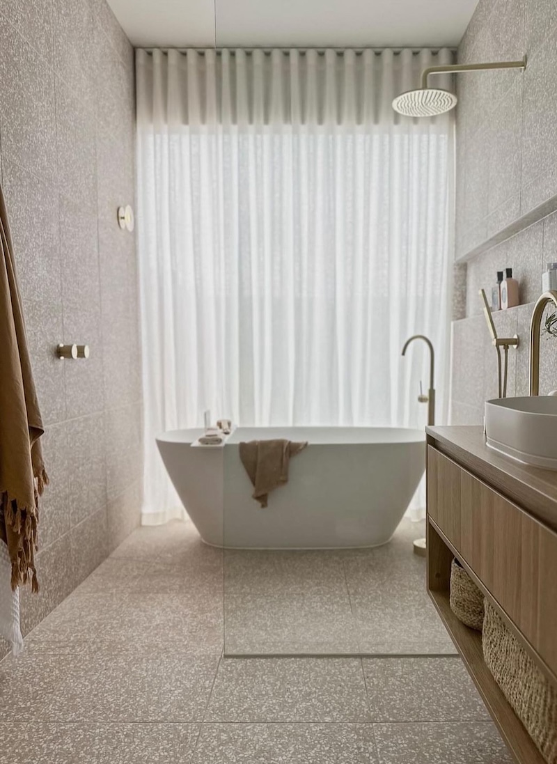 47+ Bathroom Floor Tile Ideas To Elevate Your Décor in 2025 | Houszed