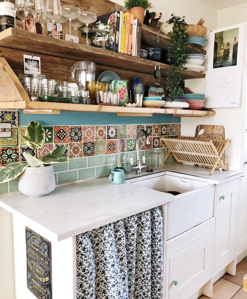 Colorful Chaos: 43+ Bohemian Kitchen Ideas That Spice Up Your Cooking Space