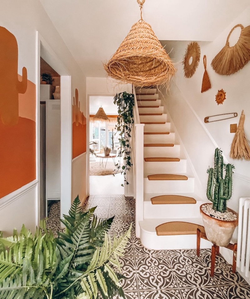 Boho Elegance: 33+ Bohemian Hallway Ideas For the Free-spirited Soul