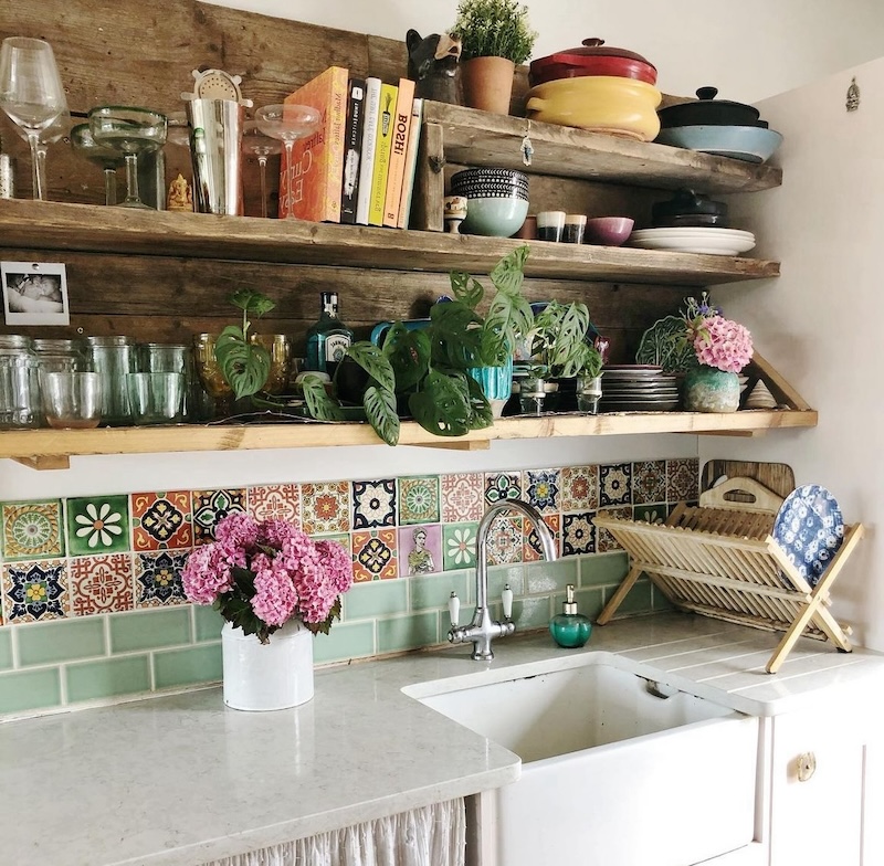 Colorful Chaos: 43+ Bohemian Kitchen Ideas That Spice Up Your Cooking Space