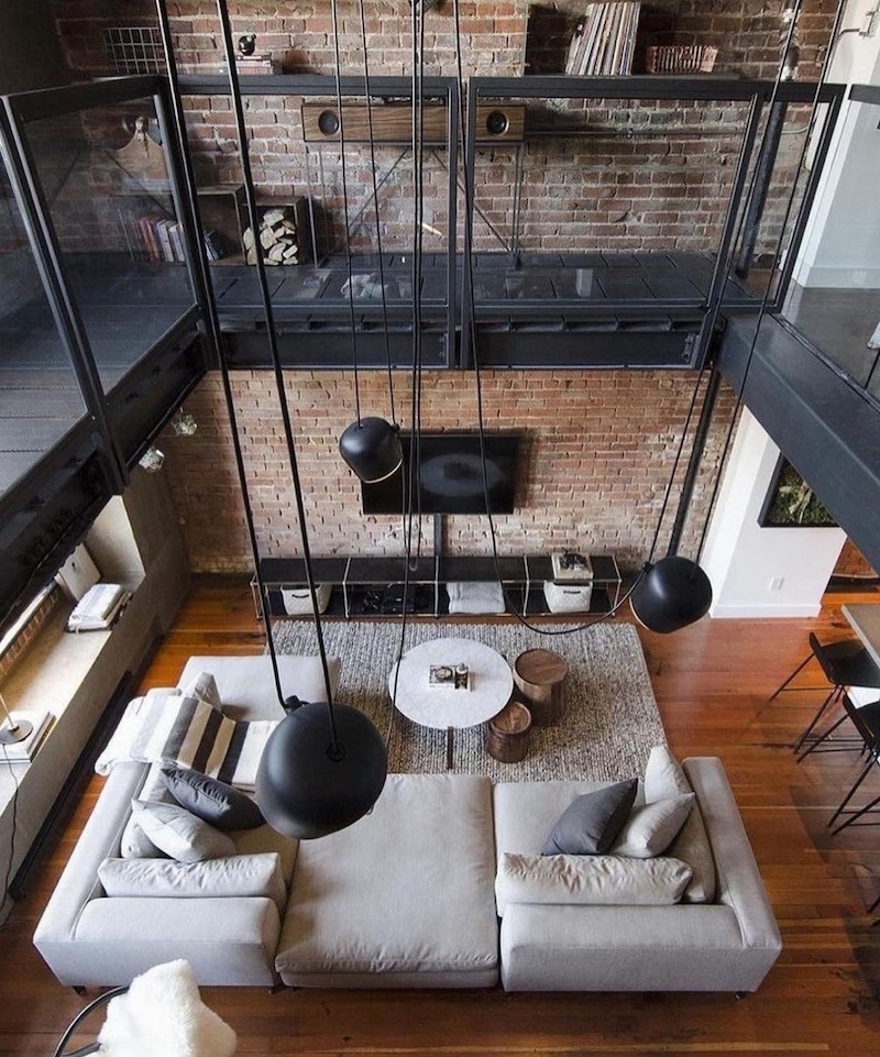 Raw Elegance: 43+ Loft Living Room Ideas to Turn It Into a Stylish Oasis