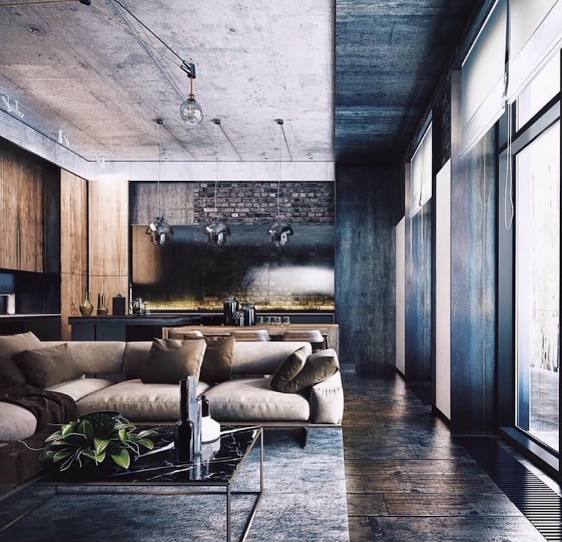 Raw Elegance: 43+ Loft Living Room Ideas to Turn It Into a Stylish Oasis