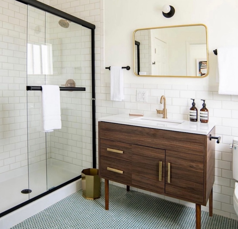 33+ Mid Century Modern Bathroom Ideas in 2025 | Houszed