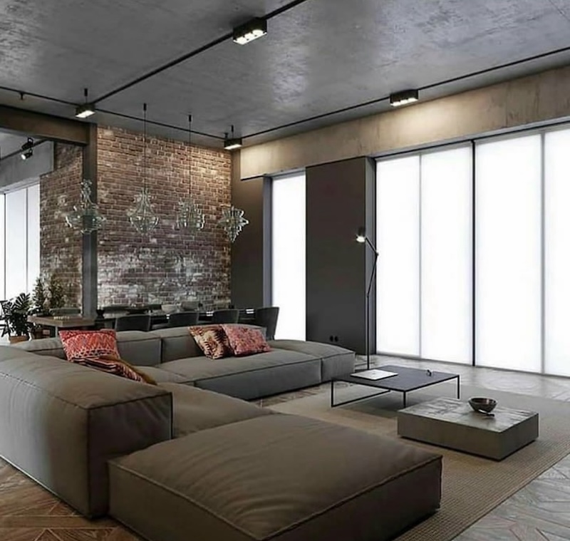 Raw Elegance: 43+ Loft Living Room Ideas to Turn It Into a Stylish Oasis