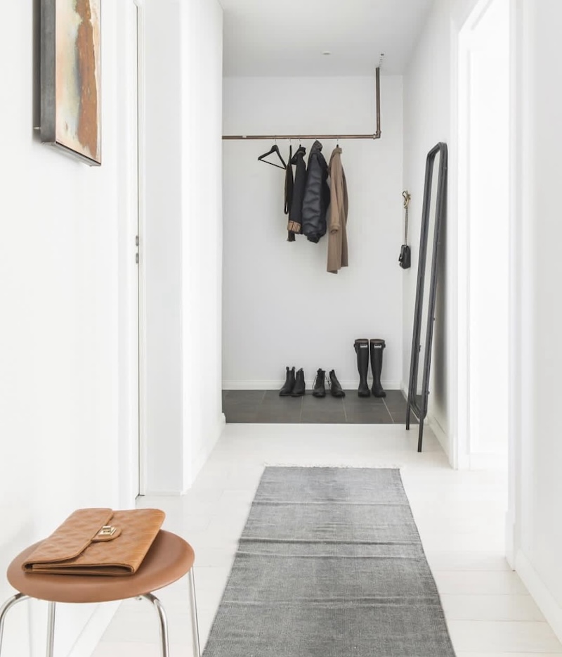 Functional Beauty: 33+ Scandinavian Hallway Ideas Bringing Flair to ...